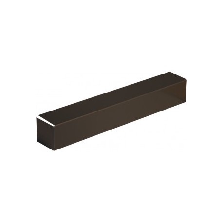 EMBOUT POUR COUVERTINE ALUMINIUM NOIR RAL 9005 1MM | GOUTTIERE ONLINE